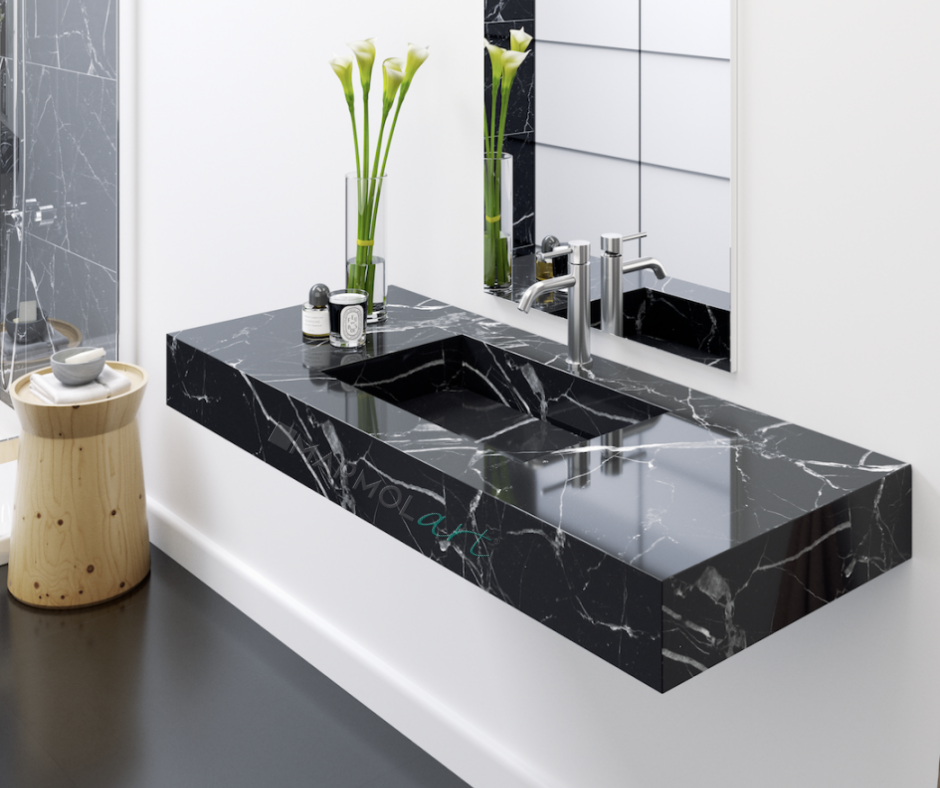 Lavabo Tina Negro – Marmolart